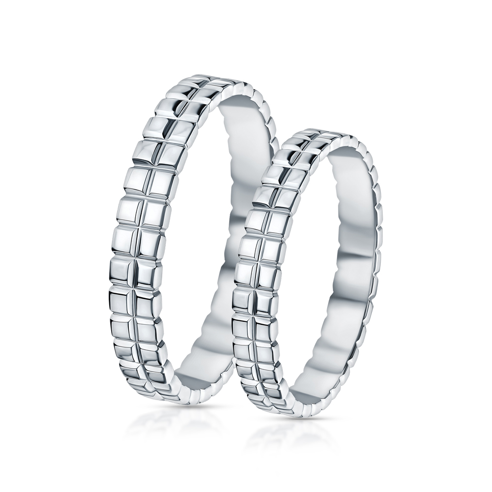 Платиновое кольцо МОСКОВСКИЙ ЦЕПЕВЯЗАЛЬНЫЙ ЗАВОД 6-0541-900/3,5*: белая ...