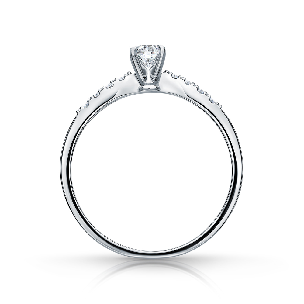 Золотое кольцо с бриллиантами природными АКАДЕМИЯ БРИЛЛИАНТОВ 74600-K5W ...