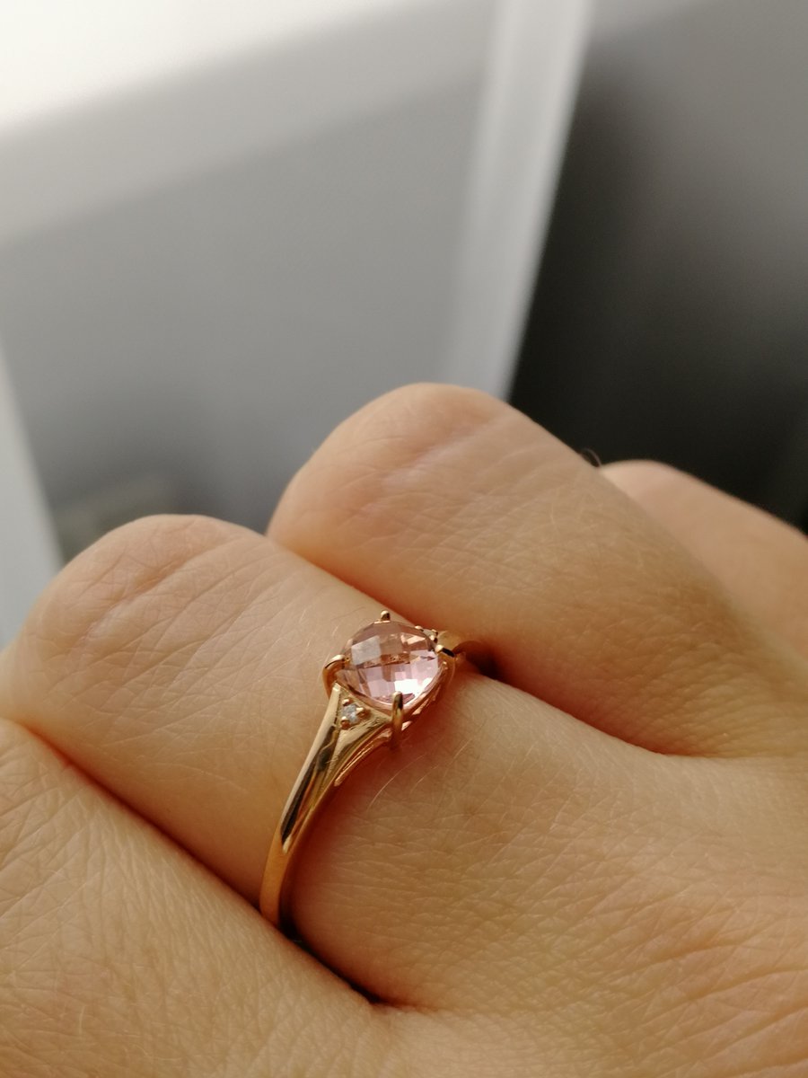 Золотое кольцо с фианитами и морганитами SERGEY GRIBNYAKOV 1-9765 ...