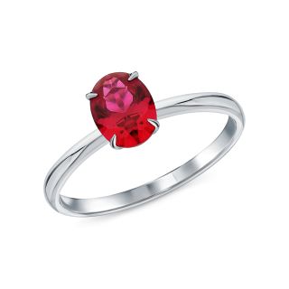 Золотое кольцо с рубинами выращенными АКАДЕМИЯ БРИЛЛИАНТОВ 73506-K5W-01 ...