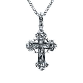 Серебряная подвеска МОСКОВСКИЙ ЦЕПЕВЯЗАЛЬНЫЙ ЗАВОД 44478: белое серебро ...