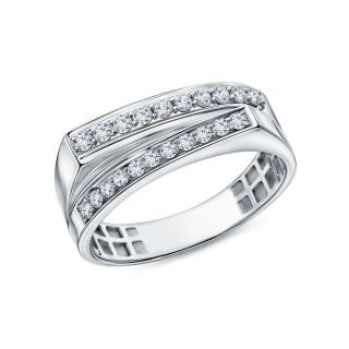 Золотое кольцо с бриллиантами природными АКАДЕМИЯ БРИЛЛИАНТОВ 74855-K5W ...